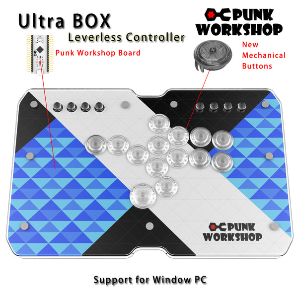 Punk Workshop ULTRA BOX Leverless Controller HitBox SOCD Supported Fig ...