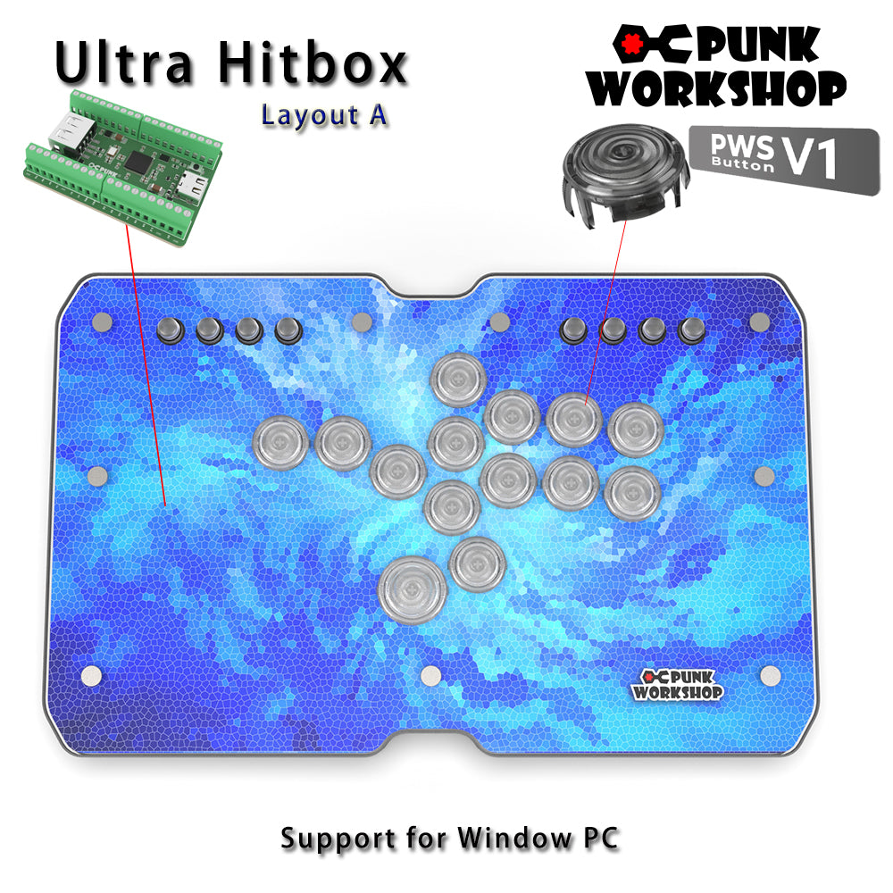 Punk Workshop ULTRA BOX Leverless Controller HitBox SOCD Supported Fig ...