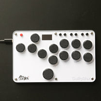 Mini HitBox SallyBox LED Light SOCD Fighting Stick Controller WASD Mix ...