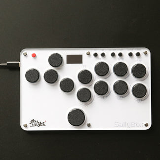 Mini HitBox SallyBox LED Light SOCD Fighting Stick Controller WASD Mix ...