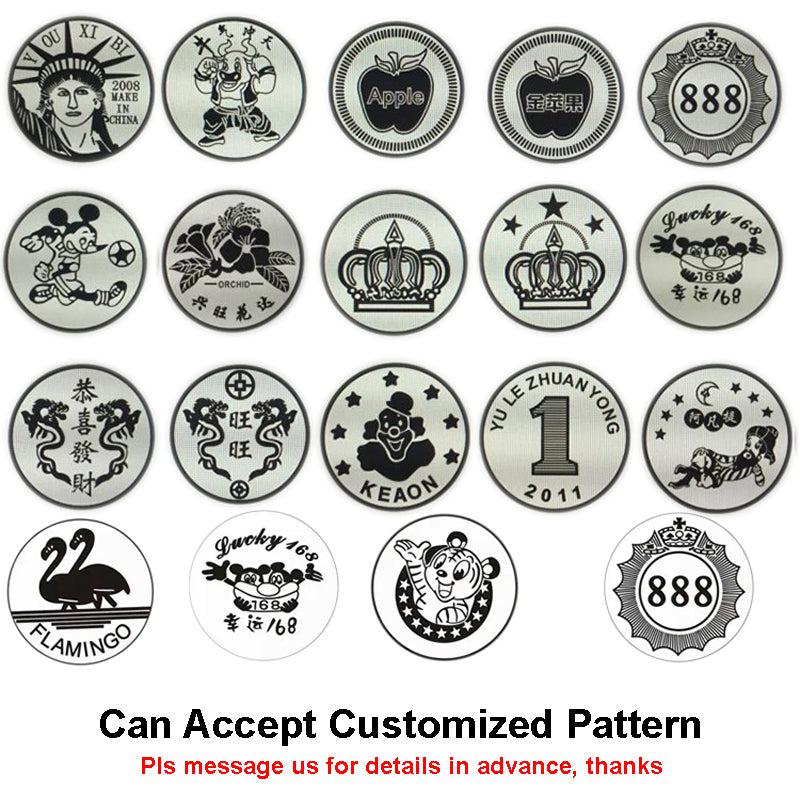 Custom Tokens Arcade game Custom Coin Token Iron Stainless Steel Alloy ...